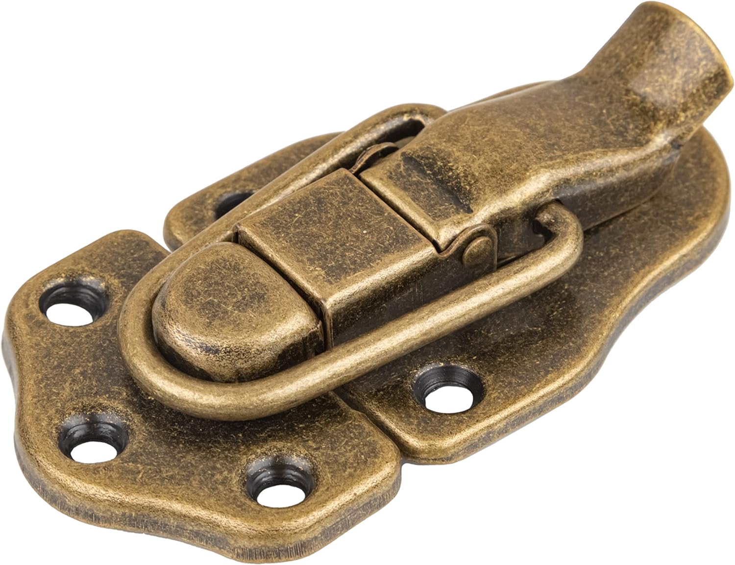 Medium Antique Brass Trunk Drawbolt Latch | Toggle Latch for Steamer T ...