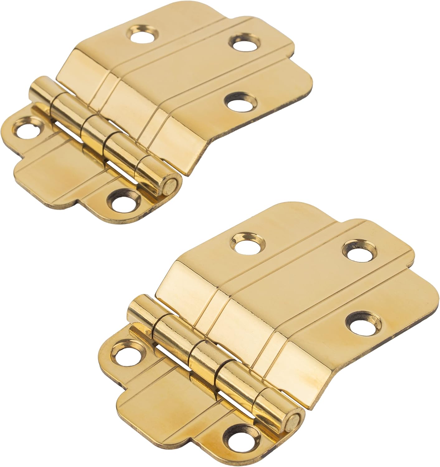 Brass Art Deco Offset Mount Hoosier Type Cabinet Hinge | 2 1/2" Wide x ...