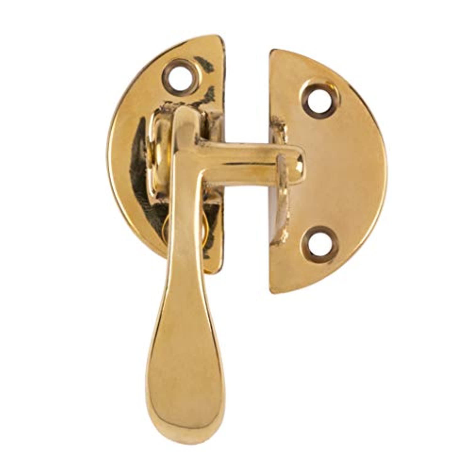 Left Hand Brass Flush Hoosier Cabinet Lever Latch – UNIQANTIQ HARDWARE ...