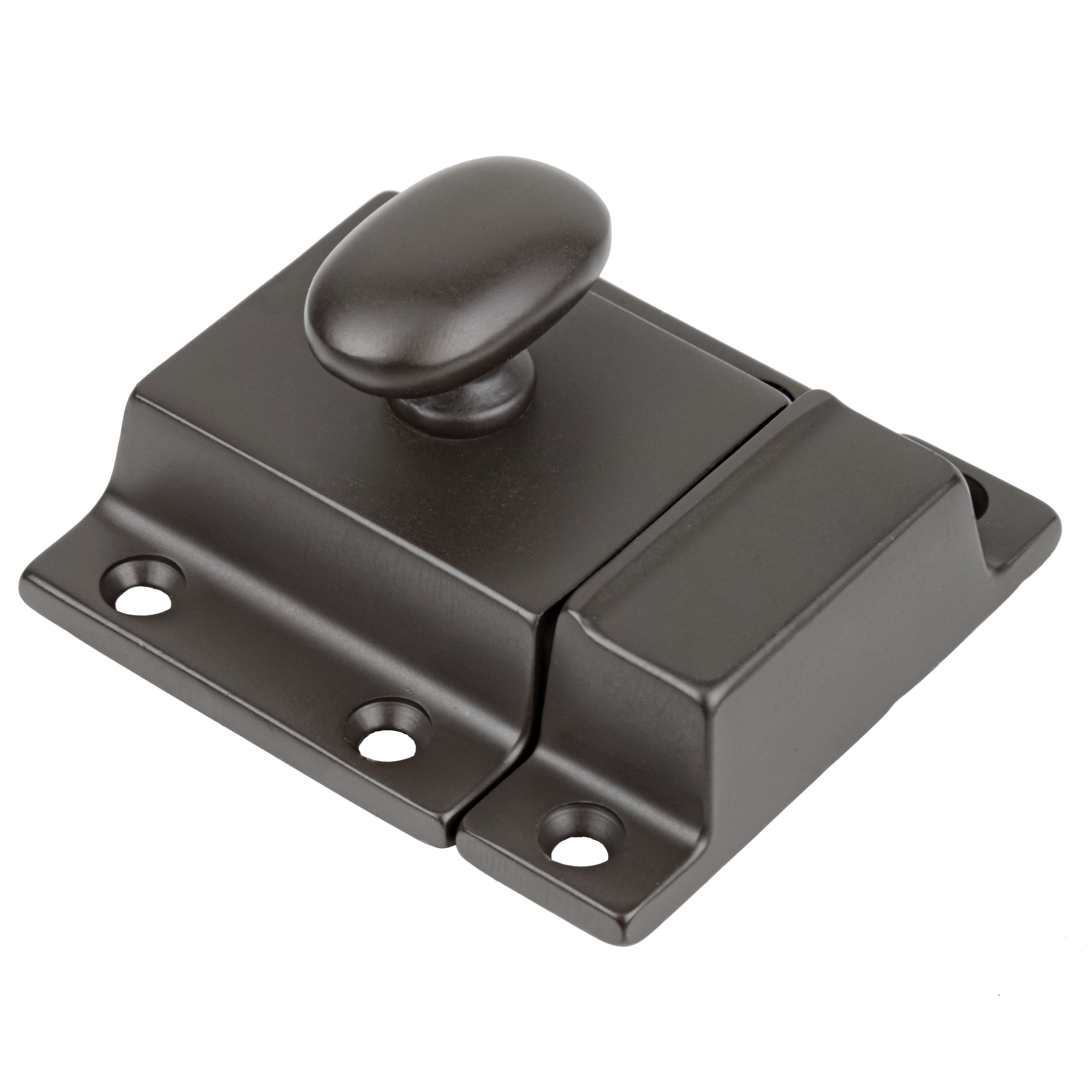 Classic Large Oval Turn Oil Rubbed Bronze Heavy Duty Cabinet Latch ...